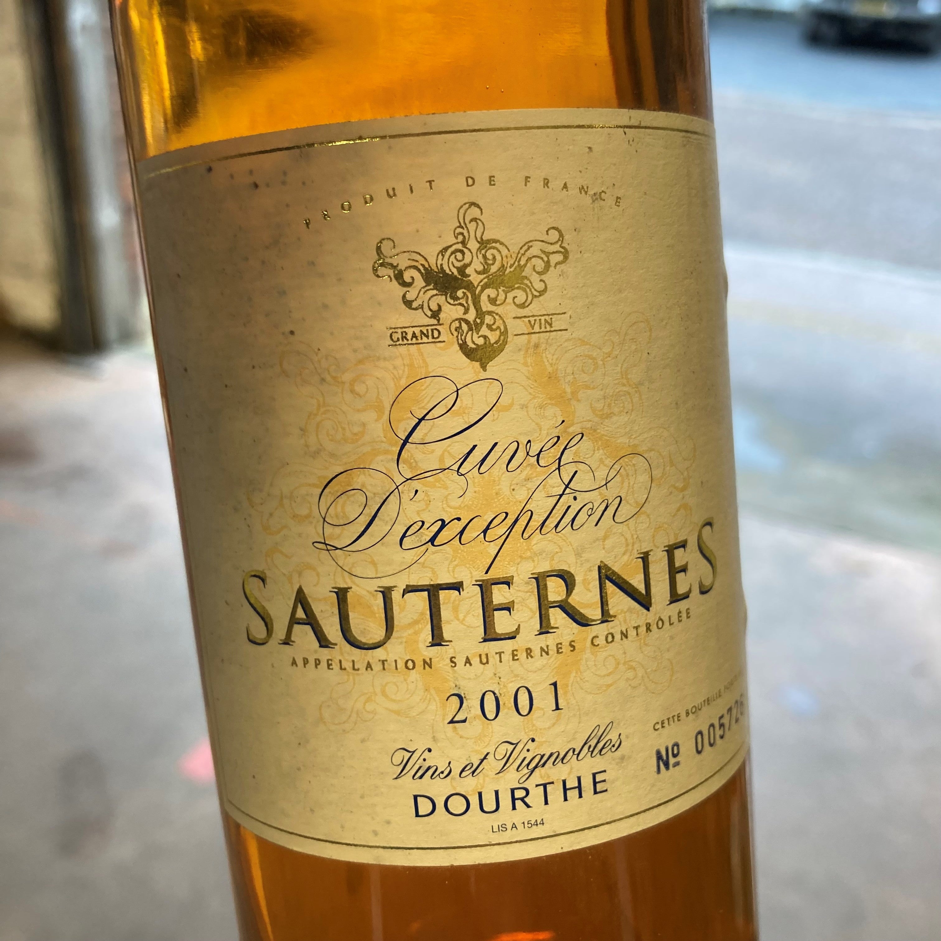 2001 Sauternes – Christopher Piper Wines Ltd