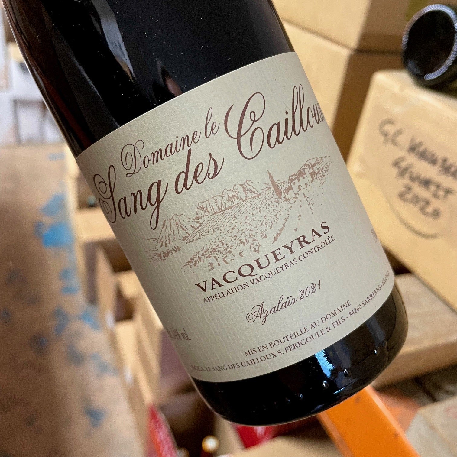 Vacqueyras Cuvee Azalais 2021, Le Sang des Cailloux | Christopher Piper ...